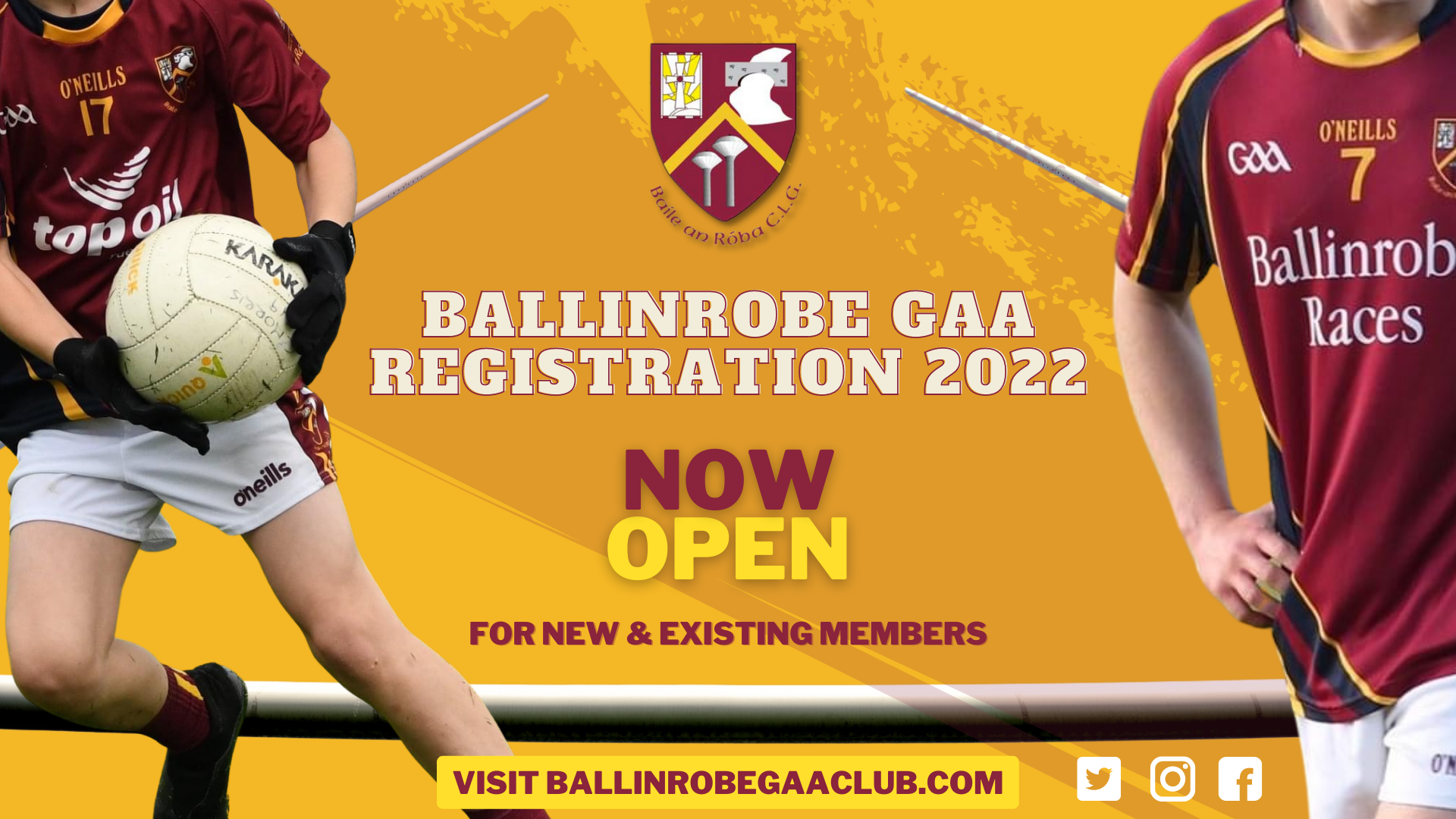 Registration 2022 – Ballinrobe GAA Club
